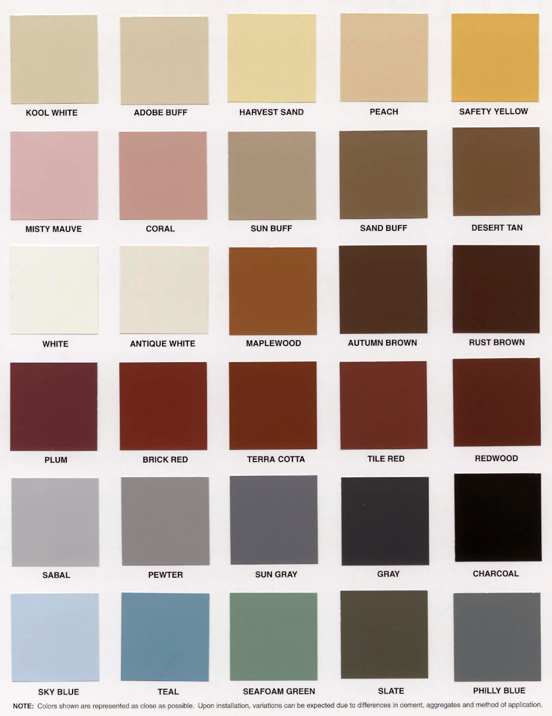 Lowes Exterior Paint Color Chart Lowes Exterior Paint Color Chart